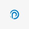 P Brush Style Logo | The Lion Studios